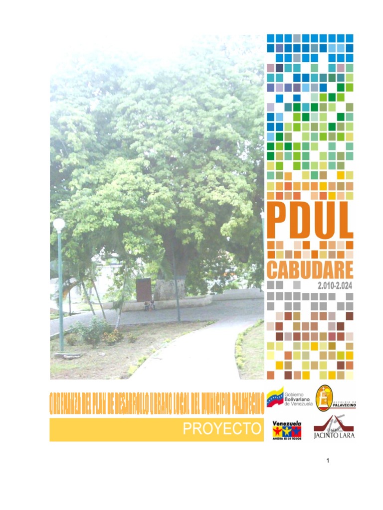 Proyecto PDUL Cabudare 2010-2024 | PDF | Planificación urbana | Residuos