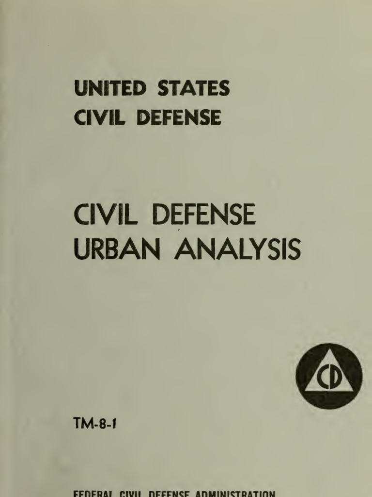 Civil Defense Urban Analysis | PDF