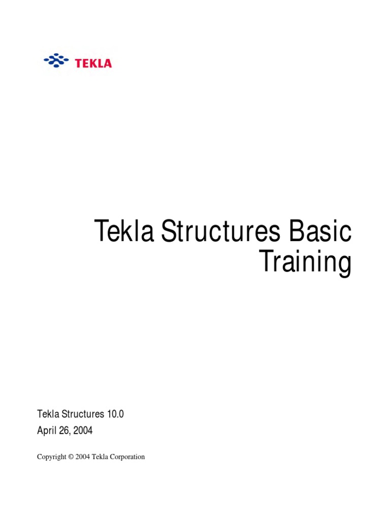 Tekla Structures Basic Training | PDF | Dialog Box | Icon (Computing)