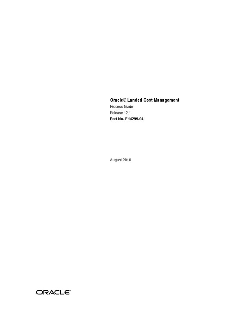 R12 LCM Setup Flow (Including Profile) | PDF | Oracle Database | Cost ...