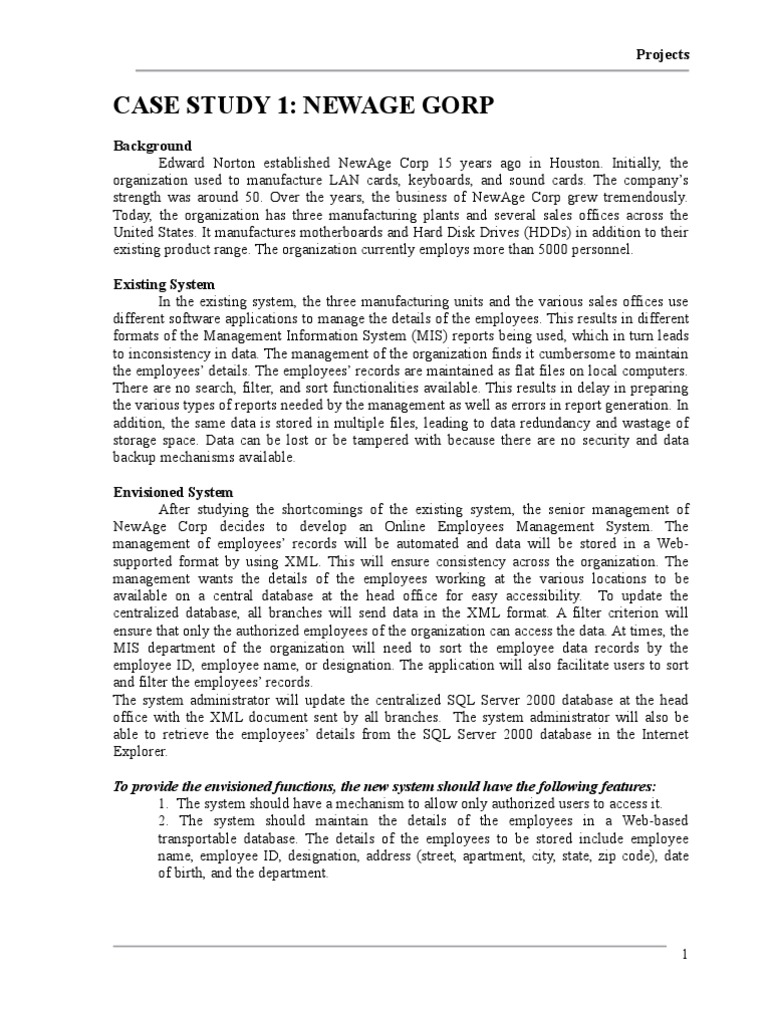 Case Study Q06se | PDF | Microsoft Sql Server | Databases