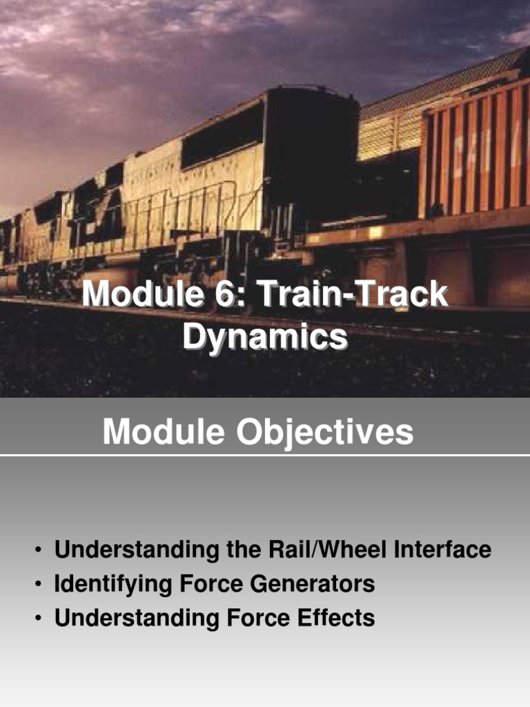 06 Train Track Dynamics June 08 | PDF | Track (Rail Transport) | Force