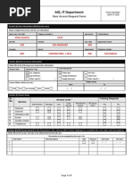 Sap Request Form: Create New User Update Existing SAP User Delete SAP ...
