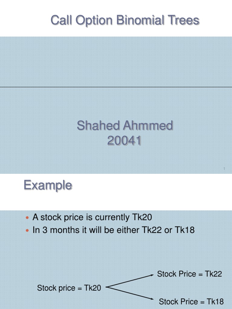 Option Pricing Using Binomial Trees | Download Free PDF | Option ...