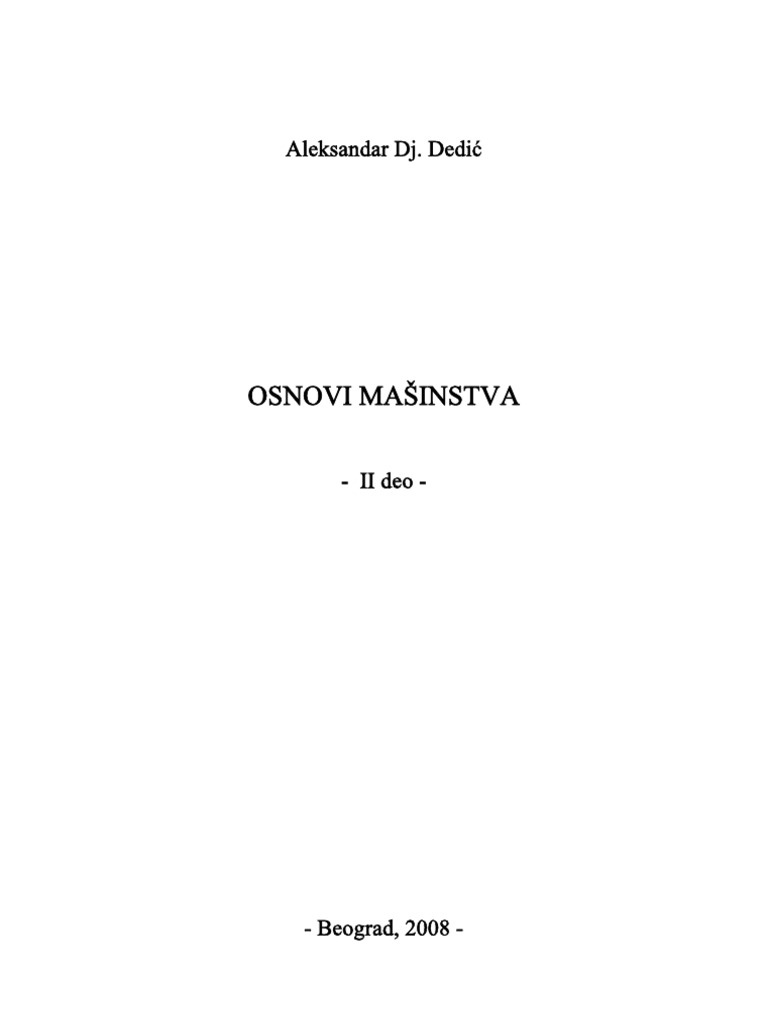 Udzbenik-Skripta II Deo | PDF