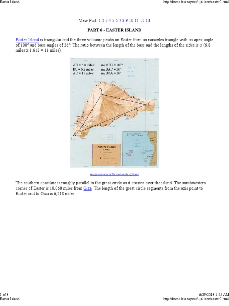 Part 6 - Easter Island: Image Courtesy of The University of Texas | PDF