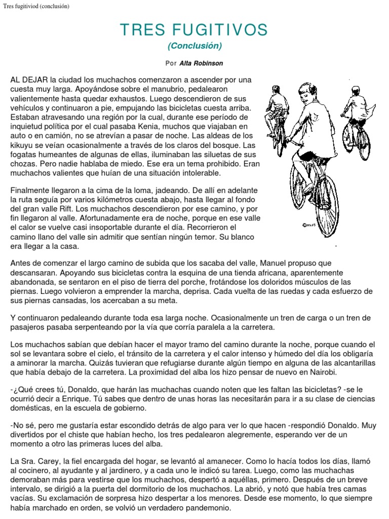 Tres Fugitiv Os 2 | PDF | Transporte | Naturaleza