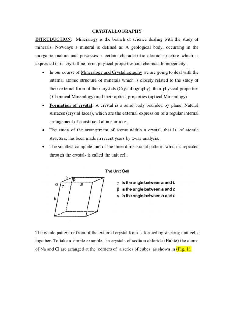 3 Crystal | PDF | X Ray Crystallography | Crystal Structure