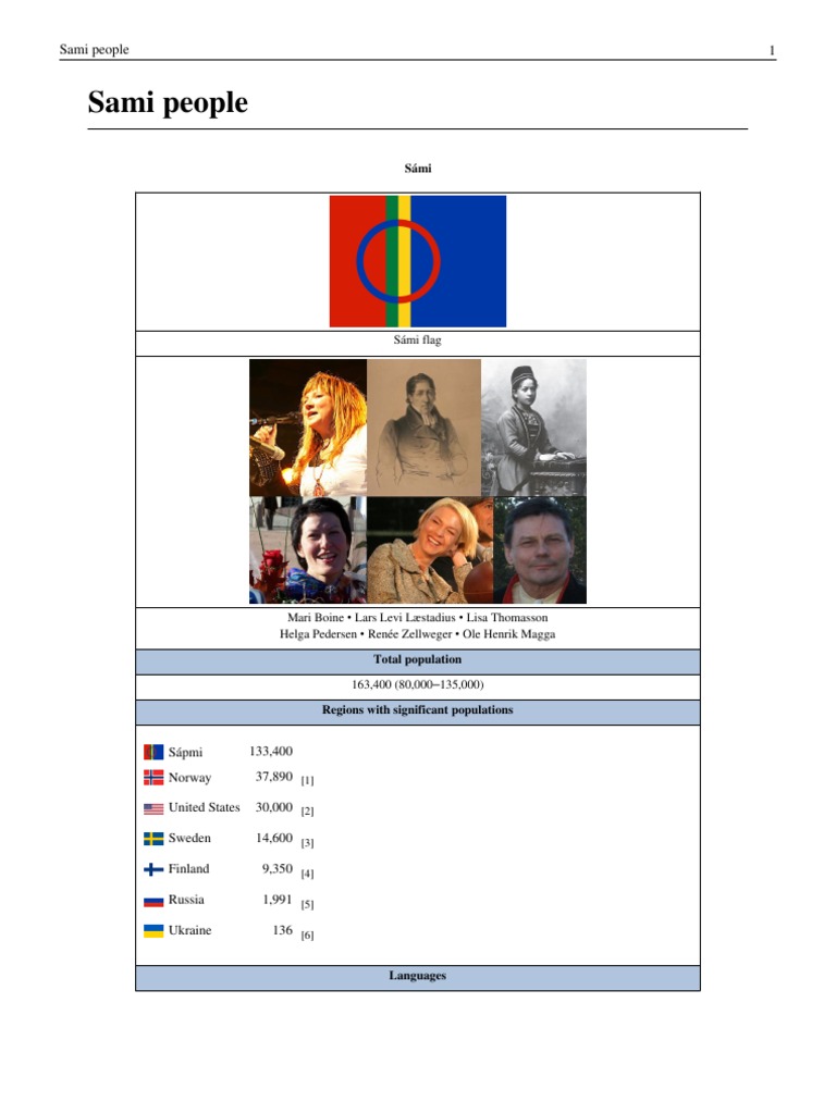 Sami People PDF | PDF | Sami People | Norway