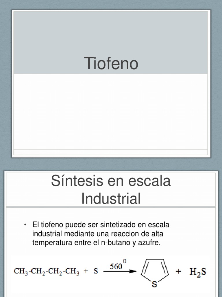 Tiofeno | PDF