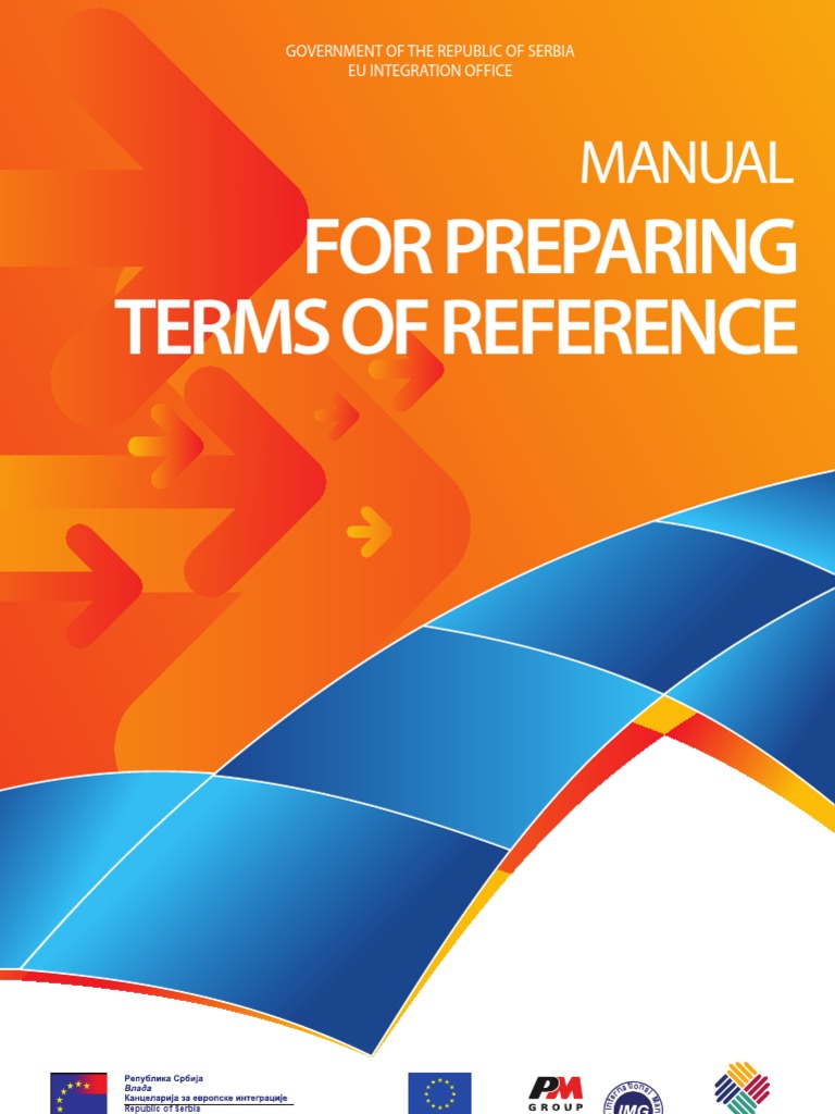 Manual for Preparing Terms of Reference | Project Management | Evaluation