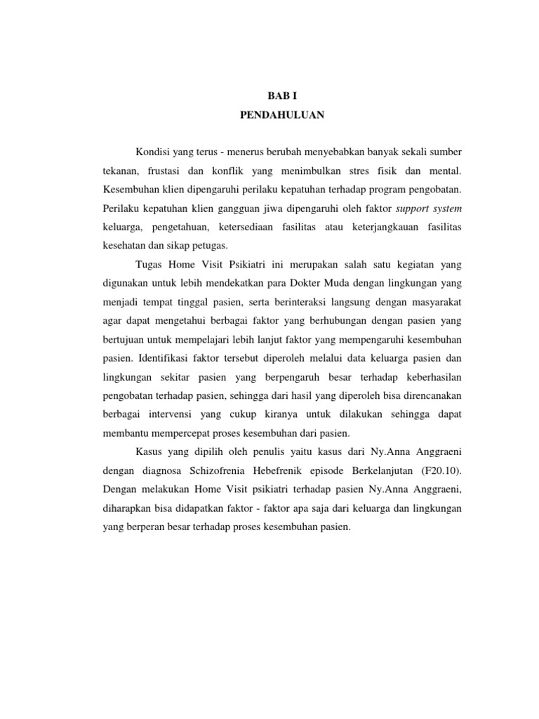 Contoh Home Visit | PDF