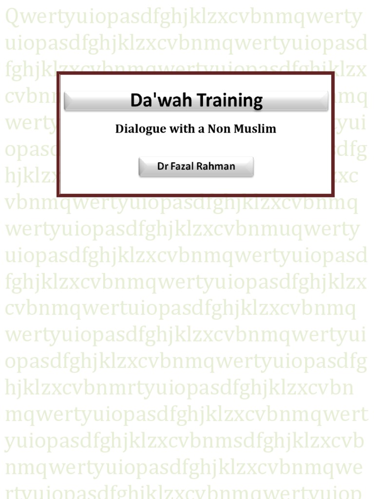 Dawah Training Manual | PDF | Quran | Islam
