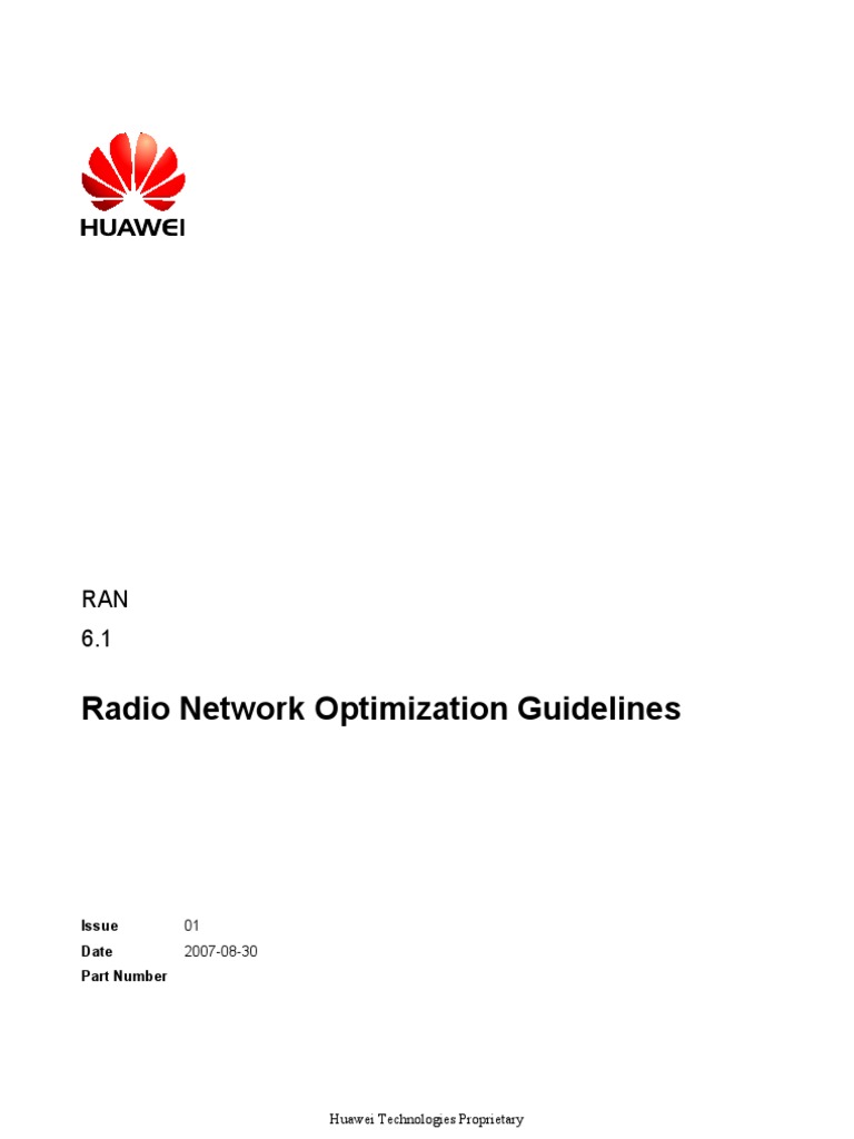 Flow Chart Radio-Network-Optimization-Guidelines PDF | PDF | Computers