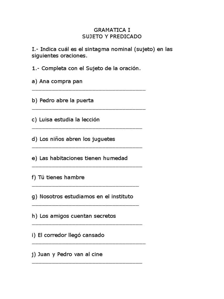 Grama Tica | PDF | Predicado (Gramática) | Objeto (gramática)