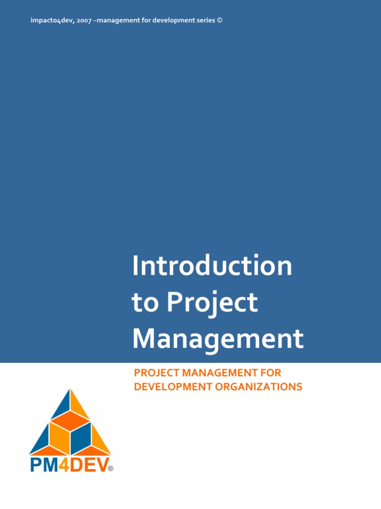 Introduction To Project Management | PDF | Project Management | Goal