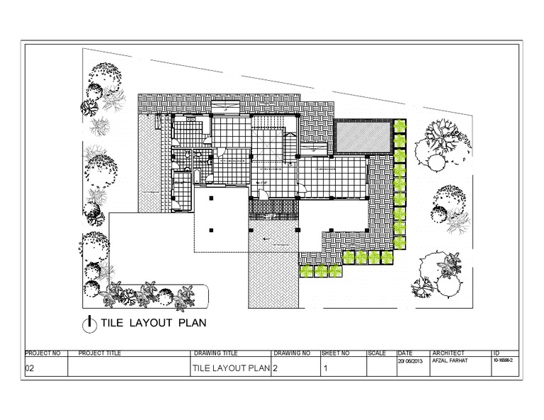 Tile Layout Plan - Project 10-16596-2 | PDF