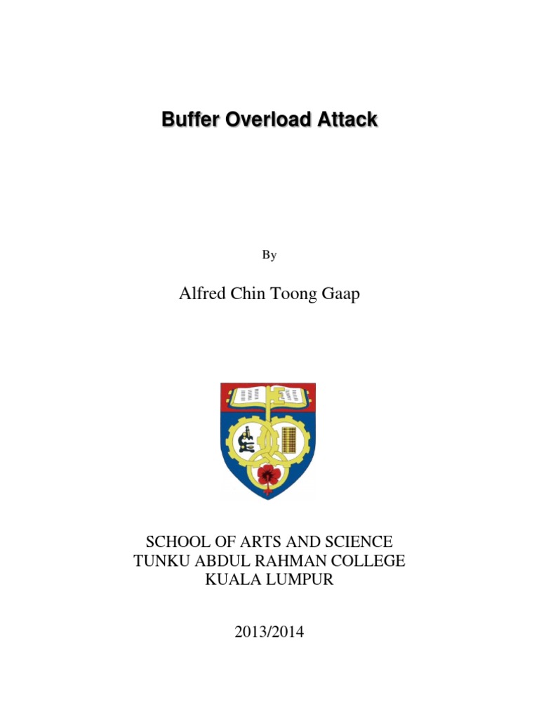 Buffer Overflow by Alfred Chin | PDF | Pointer (Computer Programming) | C (Programming Language)