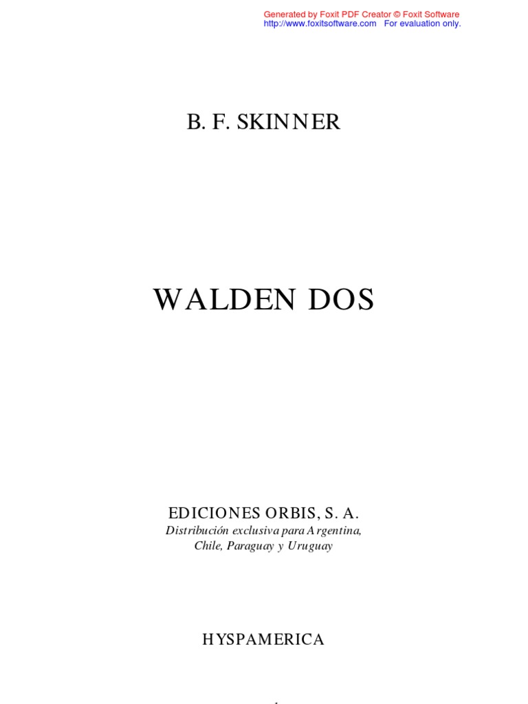 Walden Dos | PDF