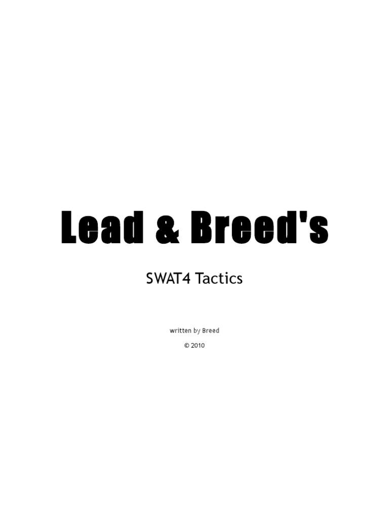 Swat Tactics Pdf _ Tactical Response And Operations Standard – GSET