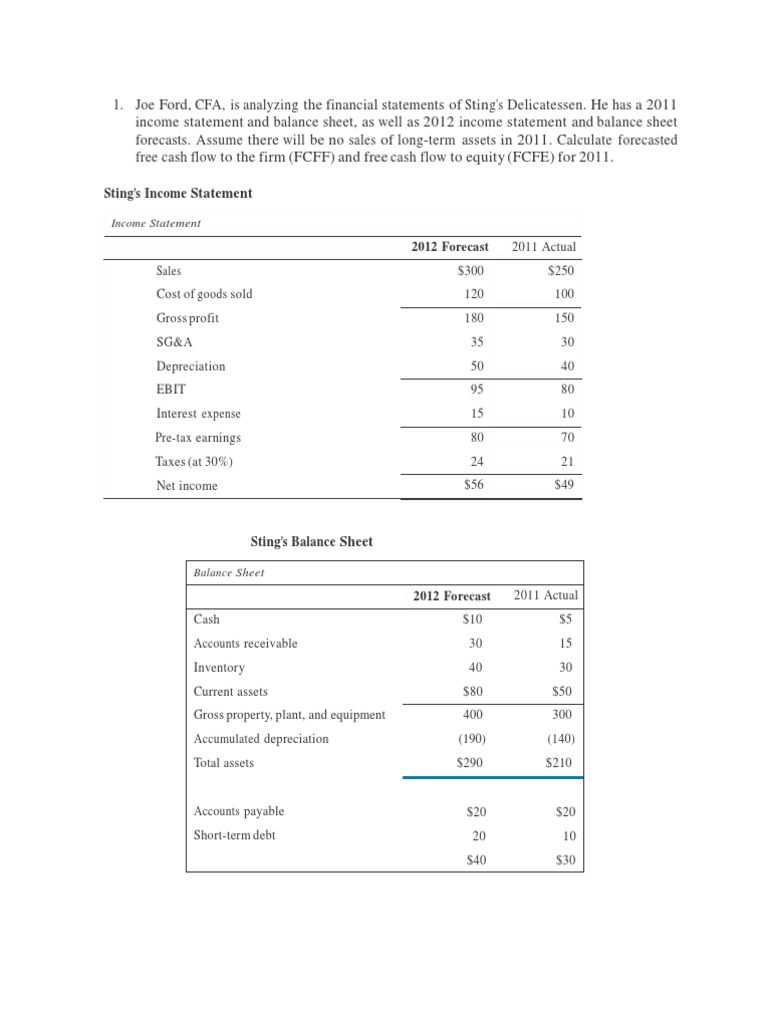 Handout 2 | PDF | Depreciation | Balance Sheet