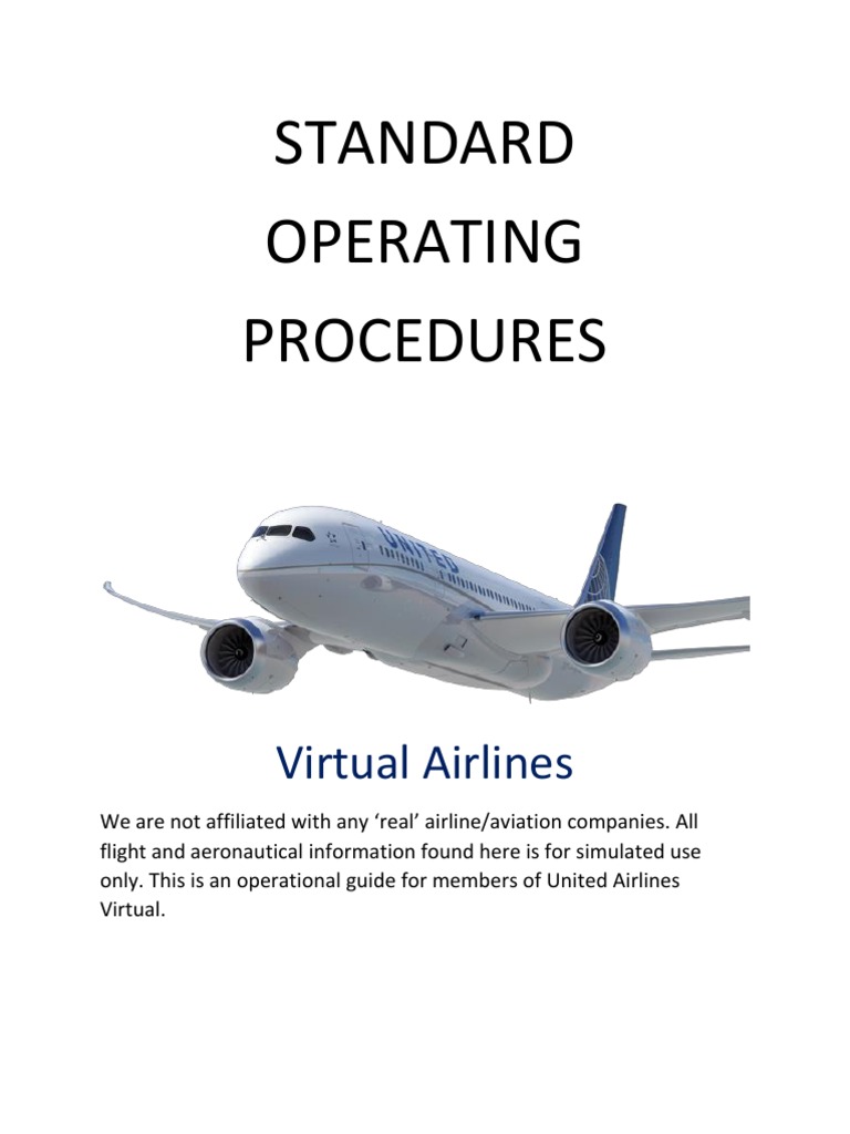 United SOP | PDF | Pilot (Aeronautics) | Airline Hub