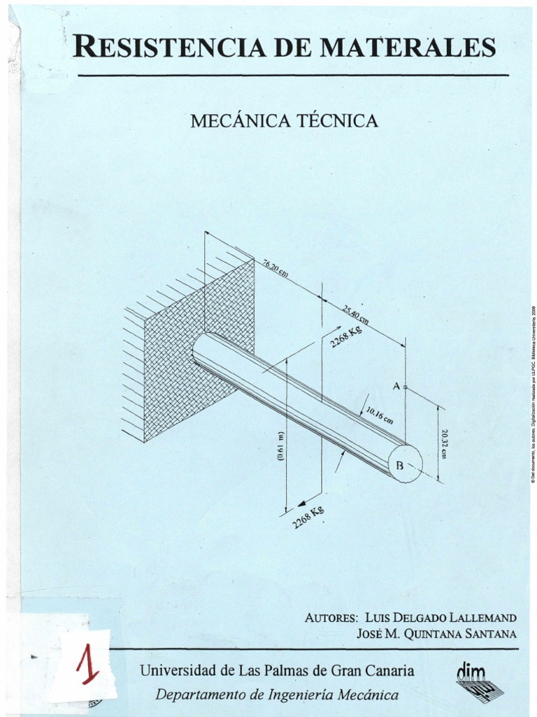Resistencias de Materiales | PDF | Elasticidad (Física) | Pandeo