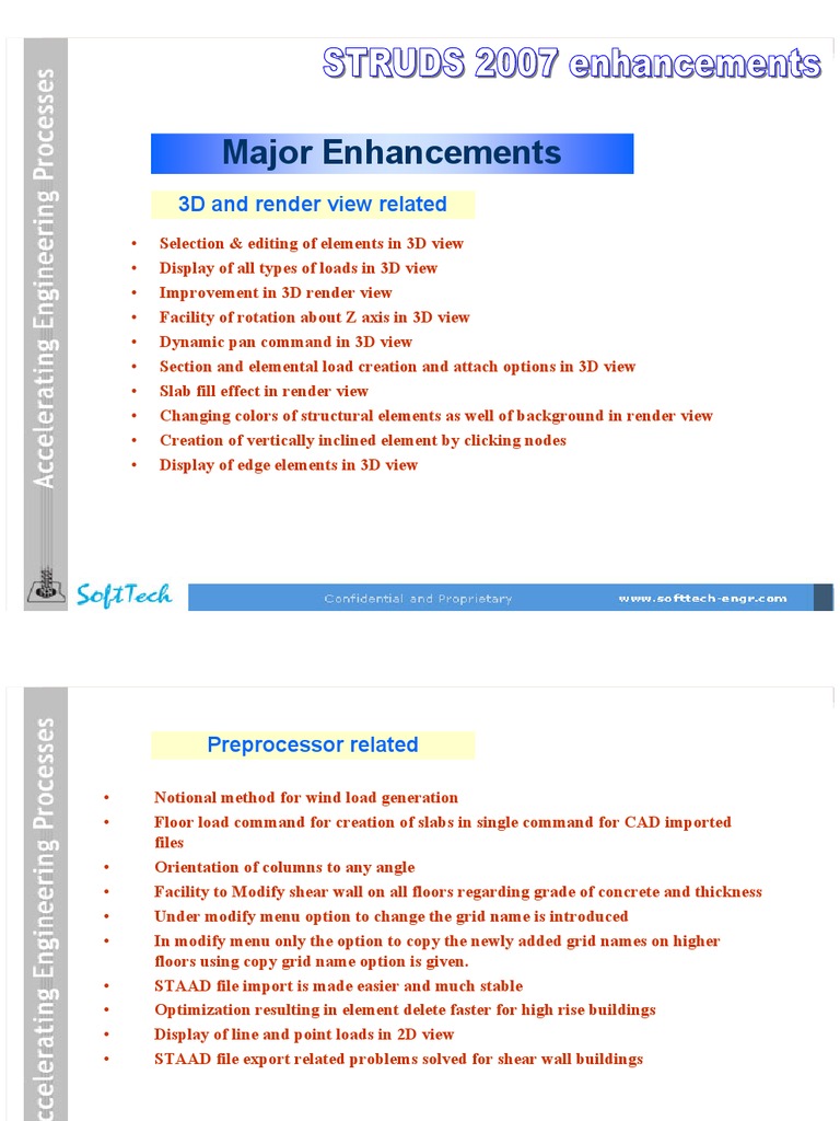 Major Enhancements: 3D and Render View Related | PDF | 2 D Computer ...