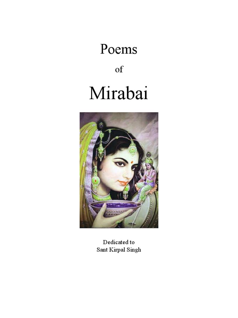 Poems of Mirabai | PDF | Religion And Belief