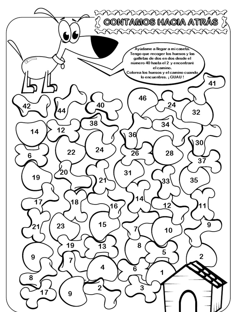 Contar de 2 en 2 3 en 3 Etc Hacia Atras PDF | PDF