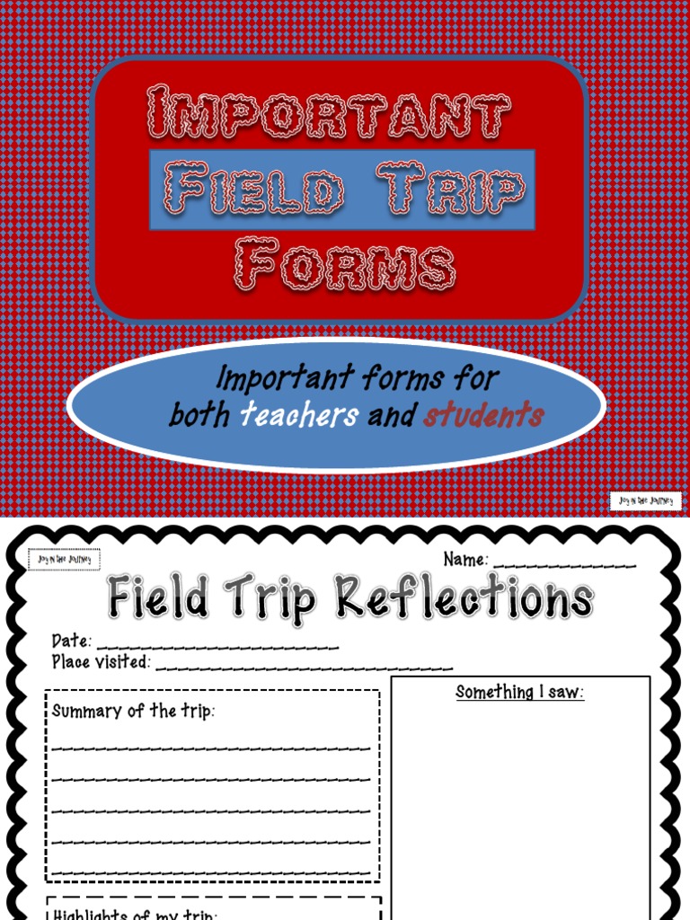 Essential Field Trip Forms Guide | PDF