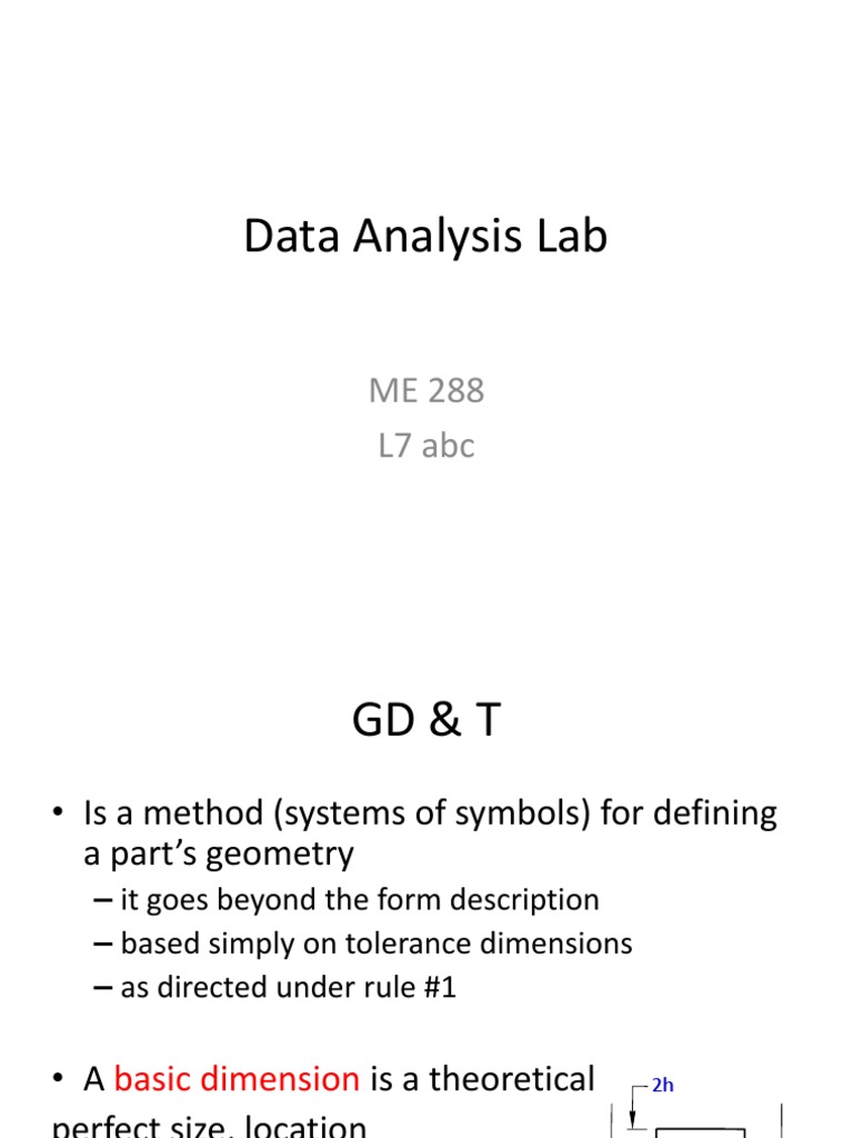 Basic Gd T Datums Pdf Pdf Space Geometry