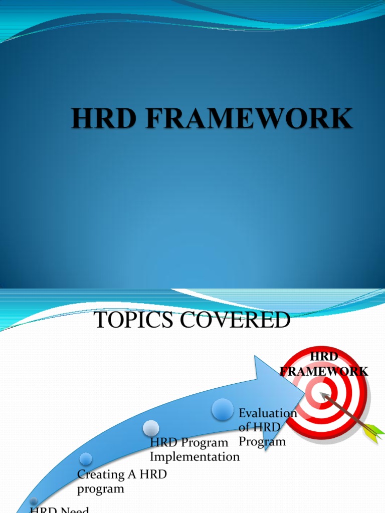 HRD Framework | PDF | Needs Assessment | Educational Technology