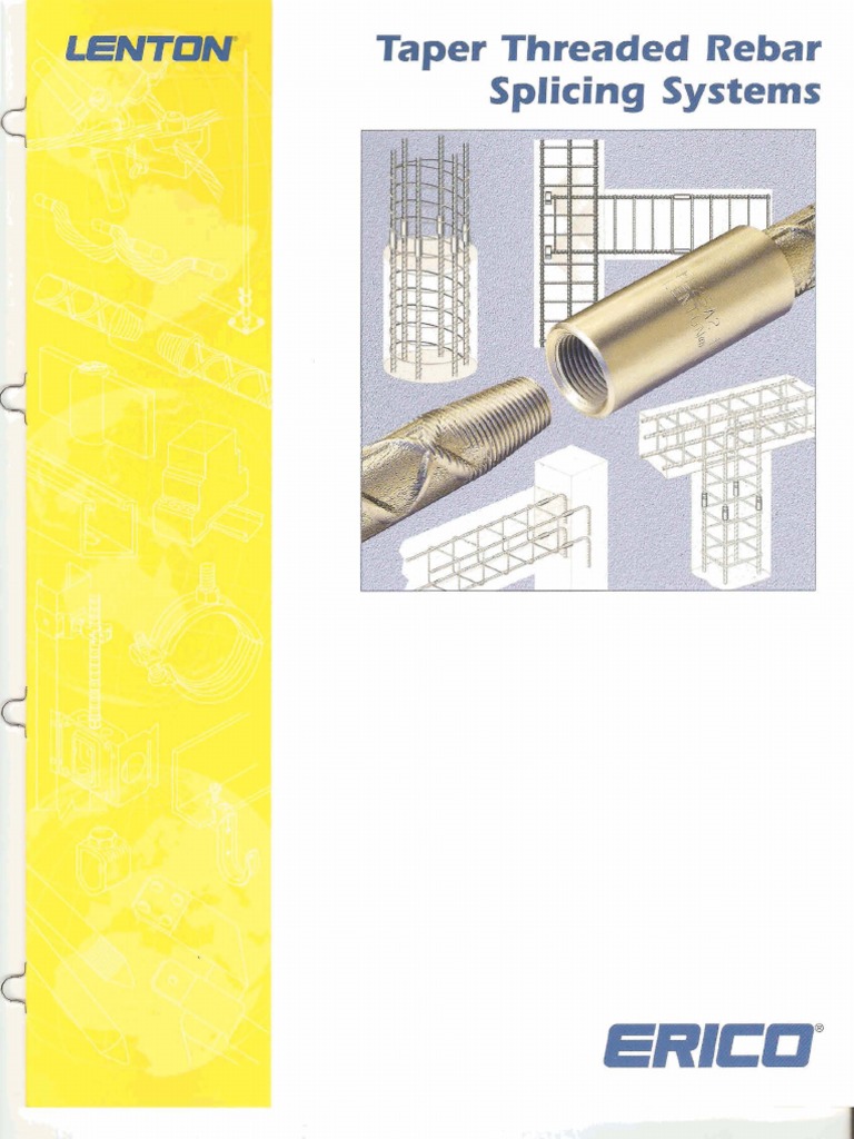 Catalouge For Lenton Couplers | PDF | Concrete | Structural Load