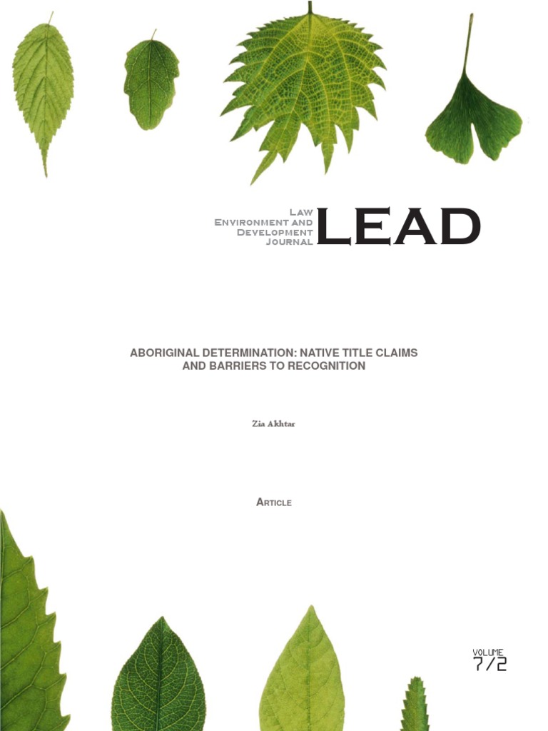 Aboriginal Determination Native Title Claims PDF | PDF | Indigenous ...