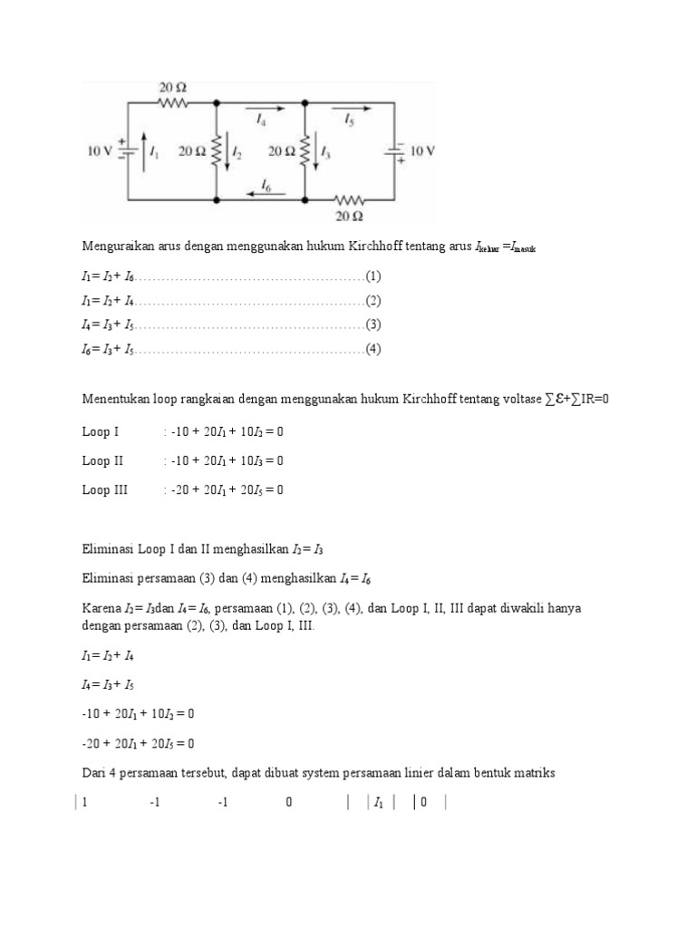 Rangkaian Listrik 3 Loop Pdf