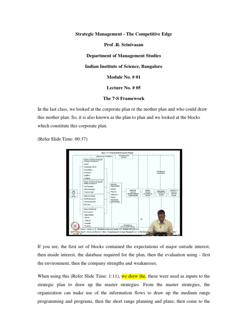 Lec 5 | PDF | Conceptual Model | Strategic Management