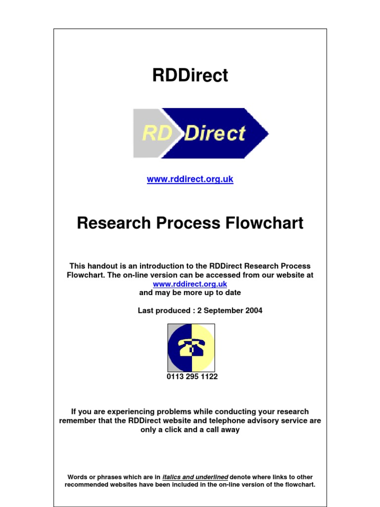 Research Flowchart | PDF | Qualitative Research | Quantitative Research