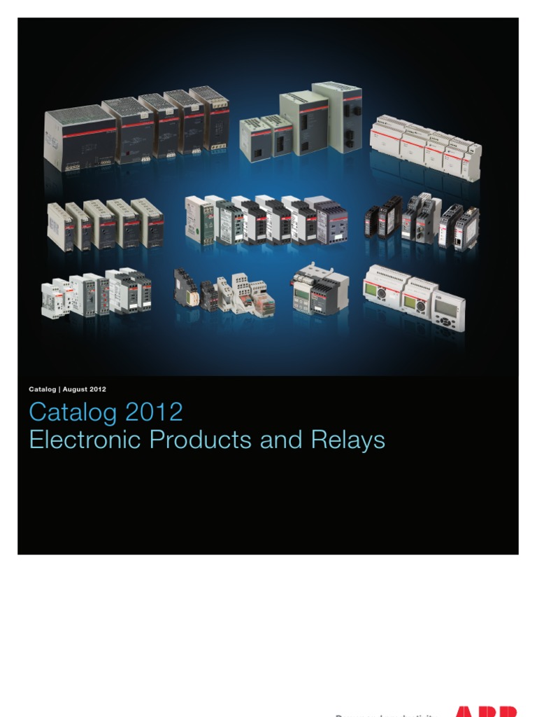 Reles, Fuentes, Etc. Catalogo - ABB | PDF | Relay | Switch