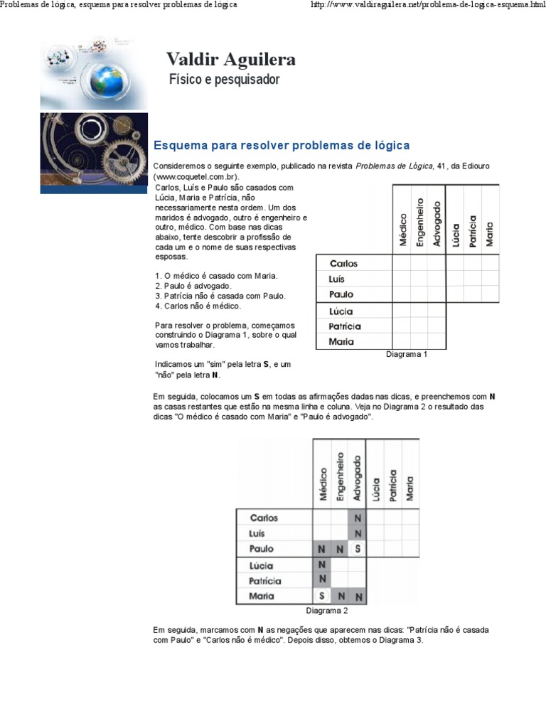 Como resolver problemas de lógica - lucox.cl