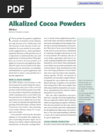 Codex Standard For Cocoa Powders | PDF | Chocolate | Hydroxide