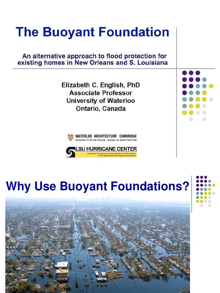 Buoyant Foundation Powerpoint | PDF | Louisiana | Buoyancy