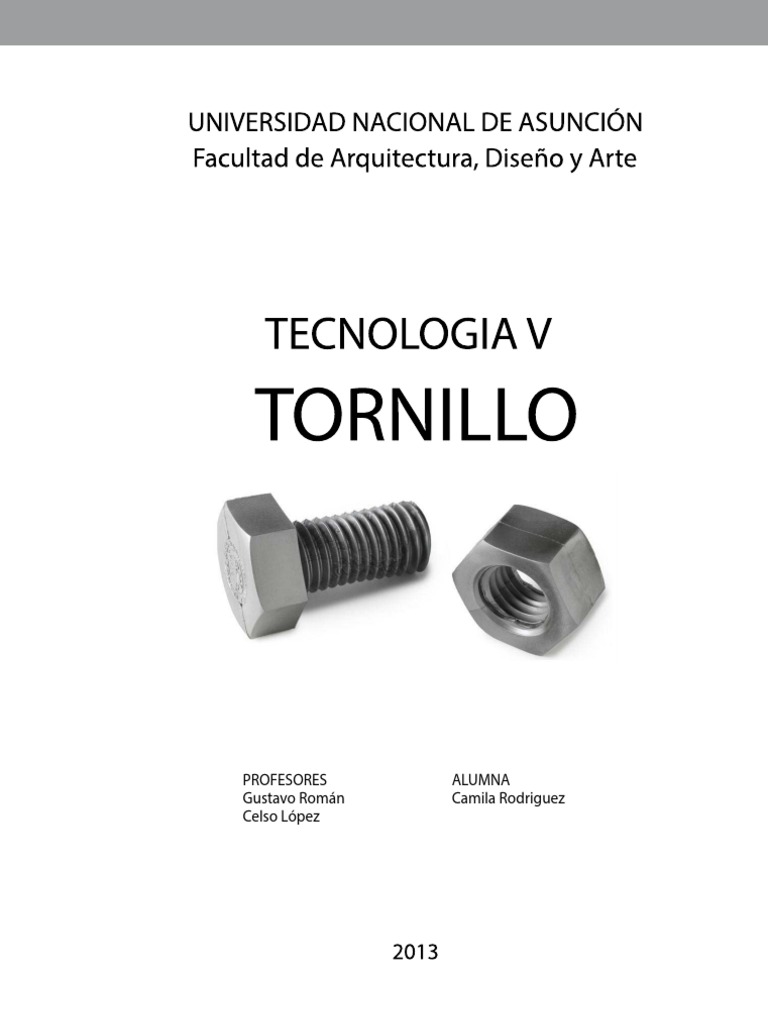 TP Fisica PDF | PDF | Tornillo | Máquinas