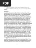 Simple Distillation Lab Report