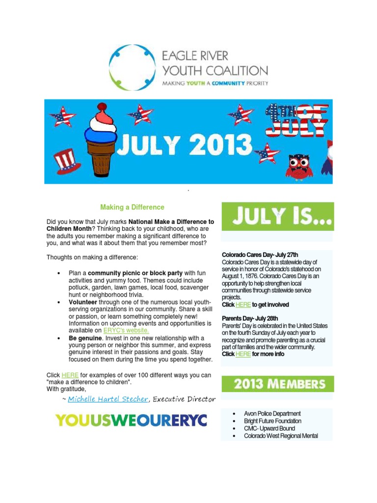 Making A Difference: Children Month? Thinking Back To Your Childhood ...