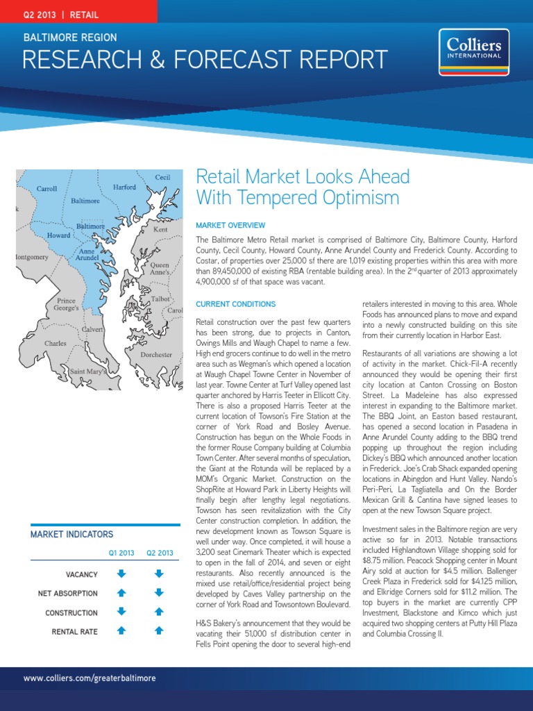 2Q2013 CIB Retail Report | PDF | Retailing | Service Industries
