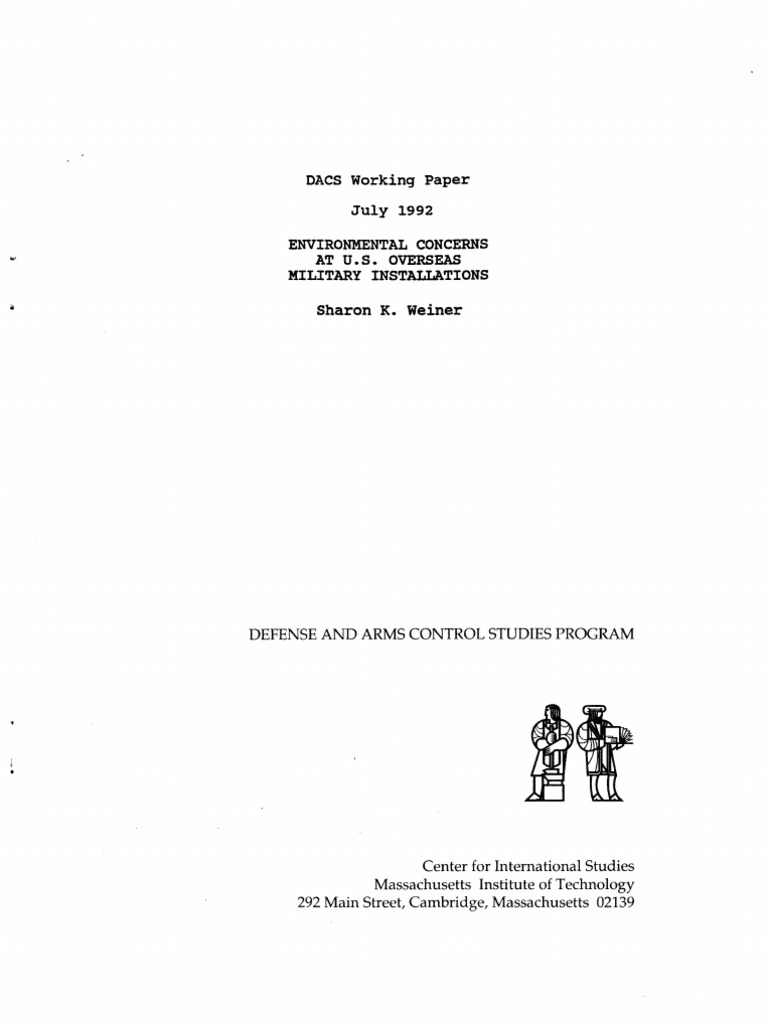 Environmental Concerns at US Overseas Military Installations | PDF ...