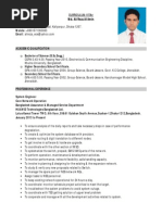 CV Sample | PDF | Nepal | Kathmandu