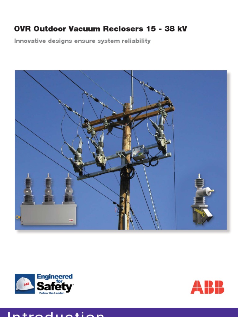 ABB OVR Reclosers Brochure Rev B | PDF | Insulator (Electricity ...