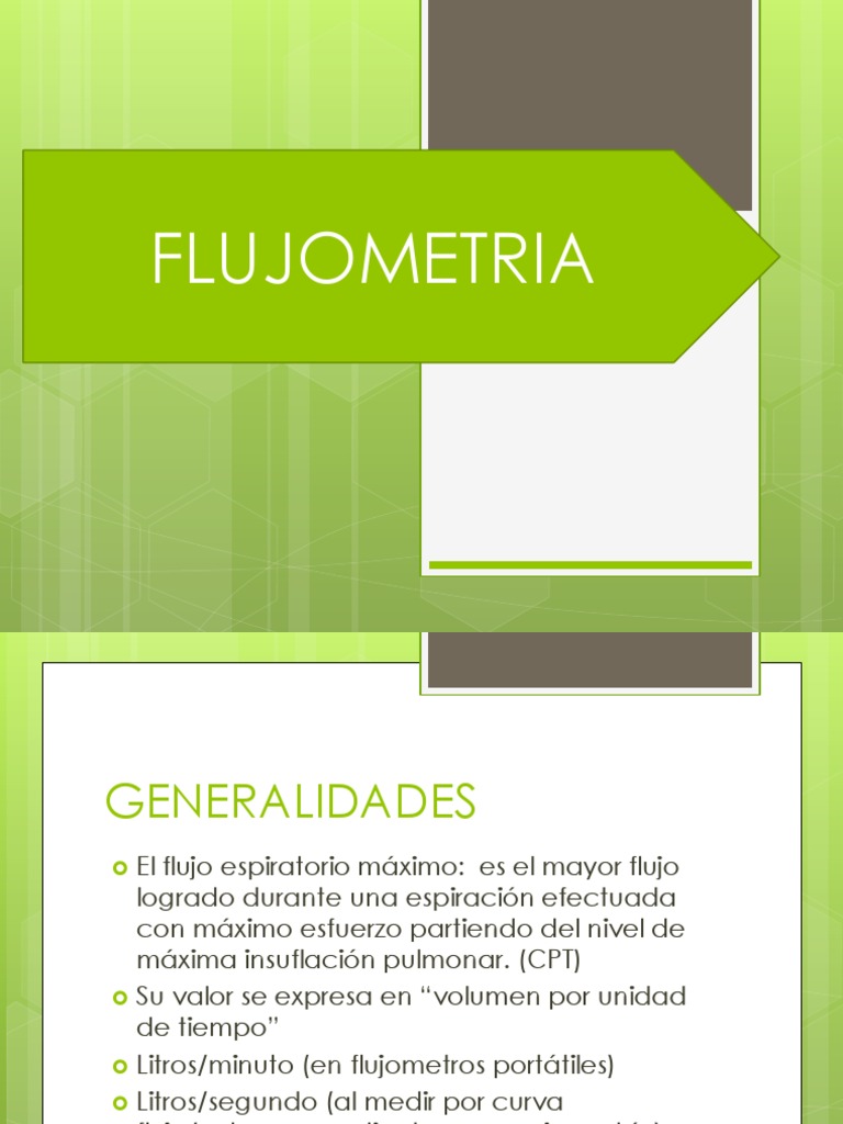 Flujometria Terminada. | PDF | Asma | Medicina CLINICA